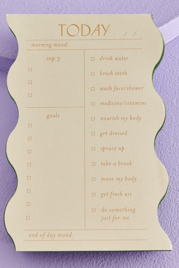 Wavy Sage Daily Notepad By Designworks| FREE SHIPPING | A DODSON'S – A. Dodson's