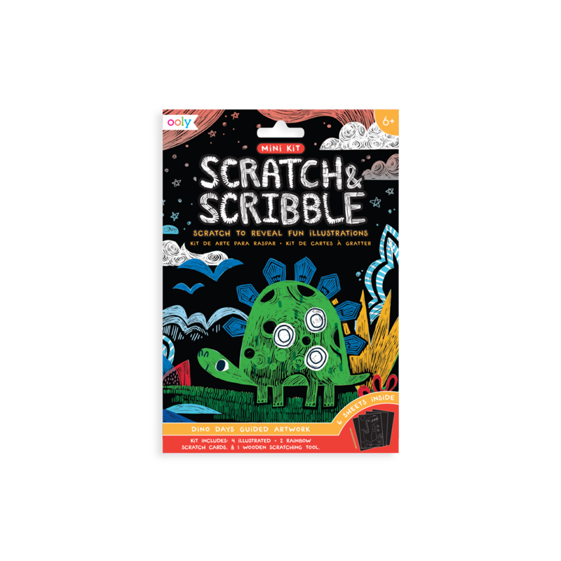 SCRATCH AND SCRIBBLE MINI SCRATCH ART KIT | FREE SHIPPING | A. DODSON'S