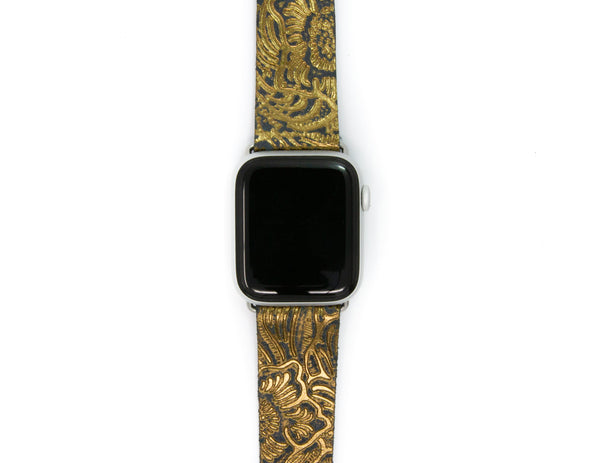 Carved Black and Bronze Watch Band – A. Dodson's