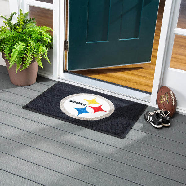 2'x3' USA Made Indoor/Outdoor Entryway Mat, Pittsburgh Steelers – A ...