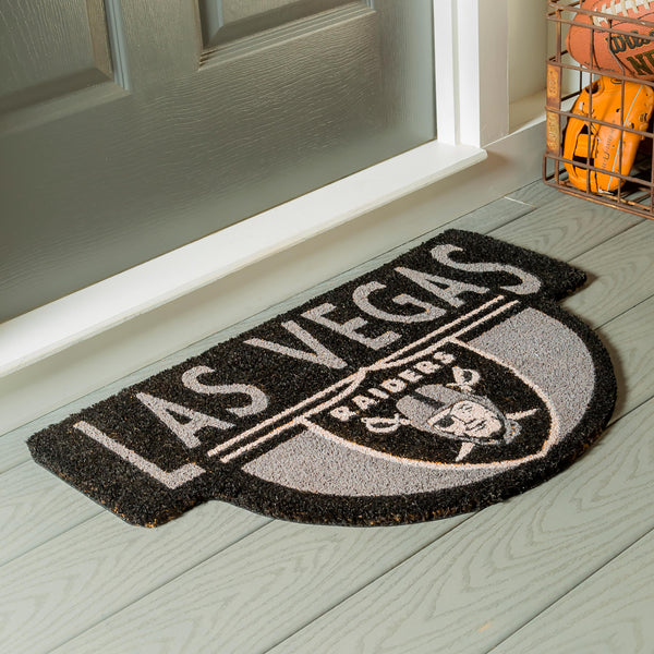 NFL Shaped Coir Door Mat, Raiders – A. Dodson's