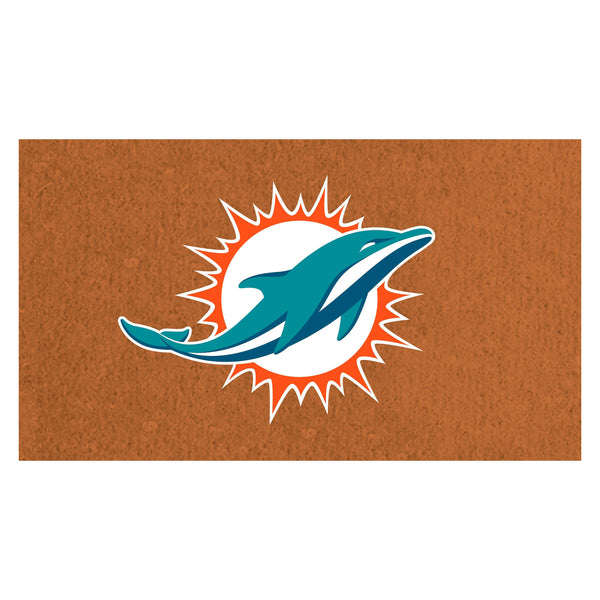 Coir Mat, 16"x28", Miami Dolphins – A. Dodson's