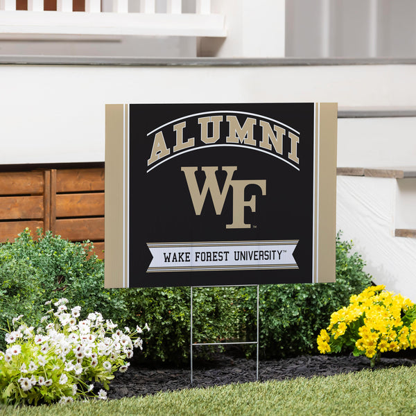 Wake Forest University Coroplast Yard Sign Alumni – A. Dodson's