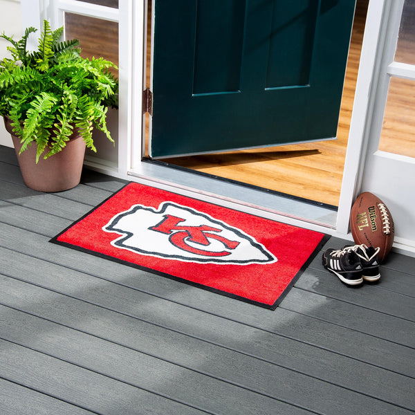 2'x3' USA Made Indoor/Outdoor Entryway Mat, Kansas City Chiefs – A ...
