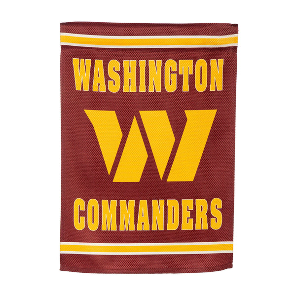 Washington Commanders Embossed Suede Garden Flag – A. Dodson's