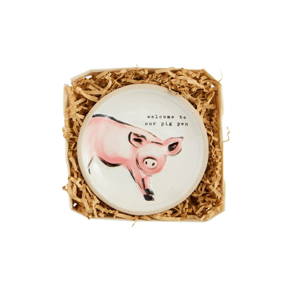 Pig Tidbit Dish By Mud Pie – A. Dodson's