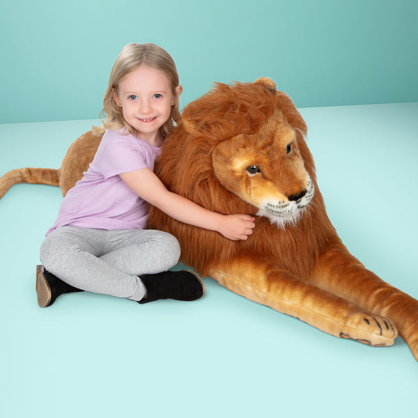 Melissa & Doug Giant Lion - Lifelike Stuffed Animal – A. Dodson's