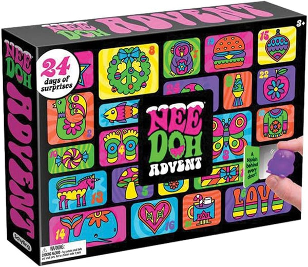 NeeDoh Squishmas Advent Calendar - 24 Mini Squeeze Toys | FREE SHIPPING ...