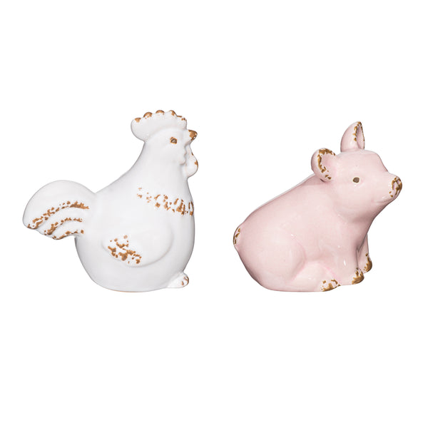 Pig Or Chicken Farm Animal Ceramic Table Decor | FREE SHIPPING | A ...