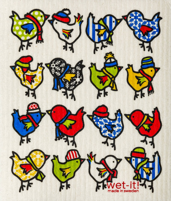 Winter Little Chix Swedish Cloth – A. Dodson's