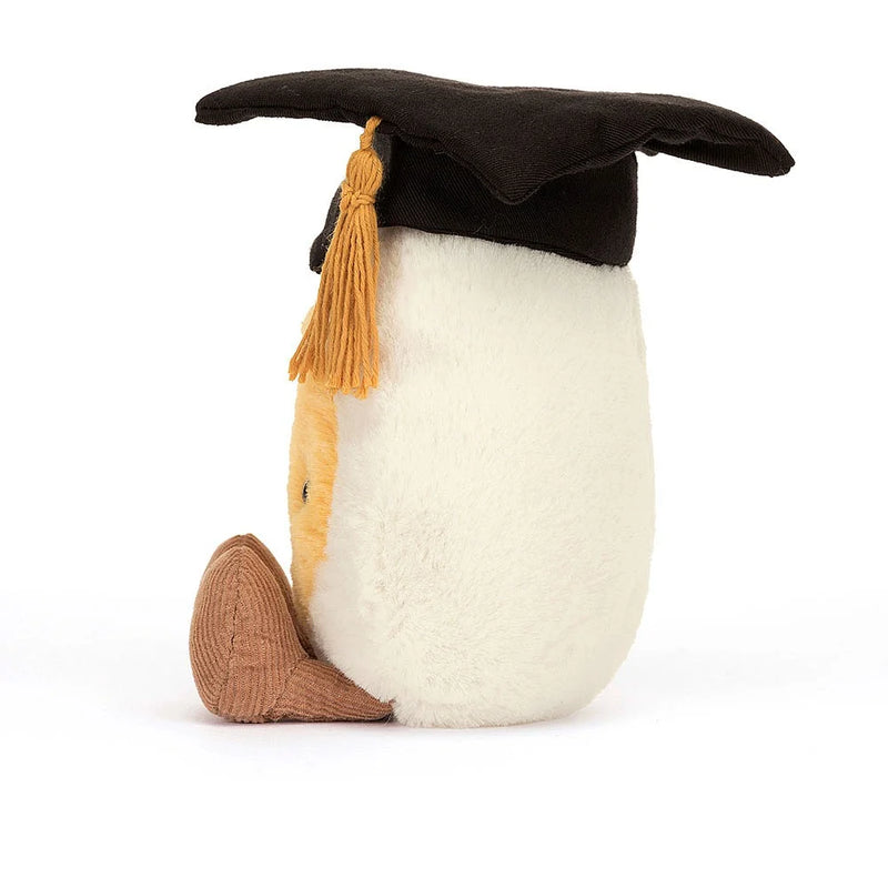 Amuseables Boiled Egg Graduation By Jellycat | FREE SHIPPING | A DODSON'S