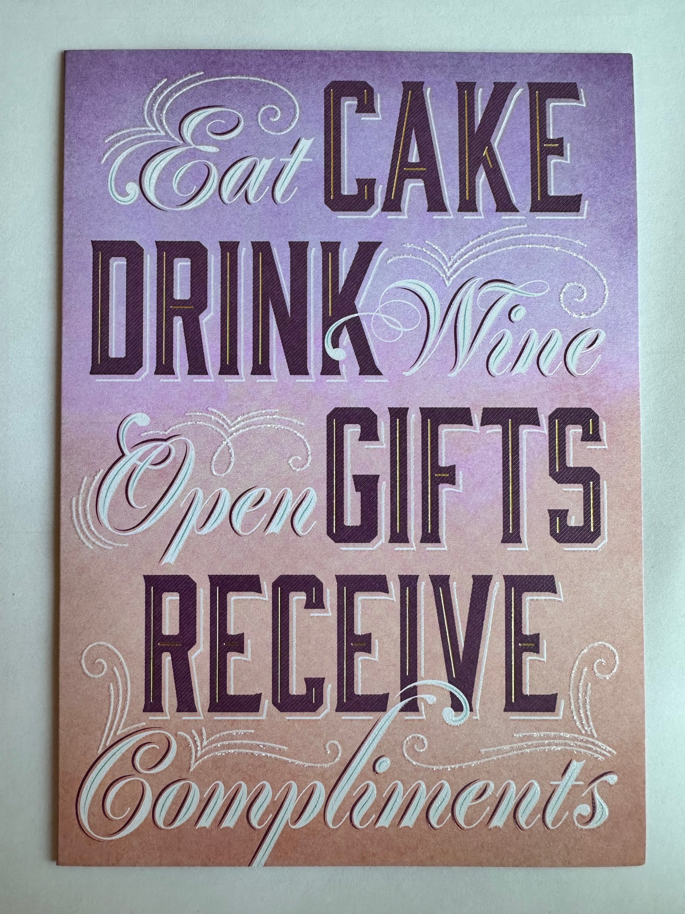 MULTI-TASK BIRTHDAY CARD