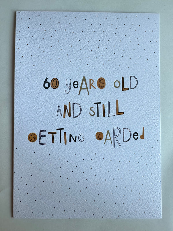 60TH BIRTHDAY CARD – A. Dodson's