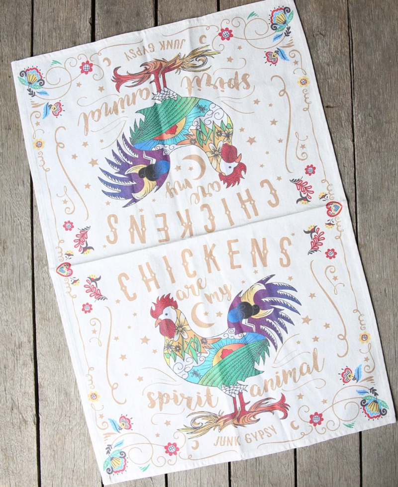 Spirit Chicken Tea Towel | FREE SHIPPING | A DODSON'S