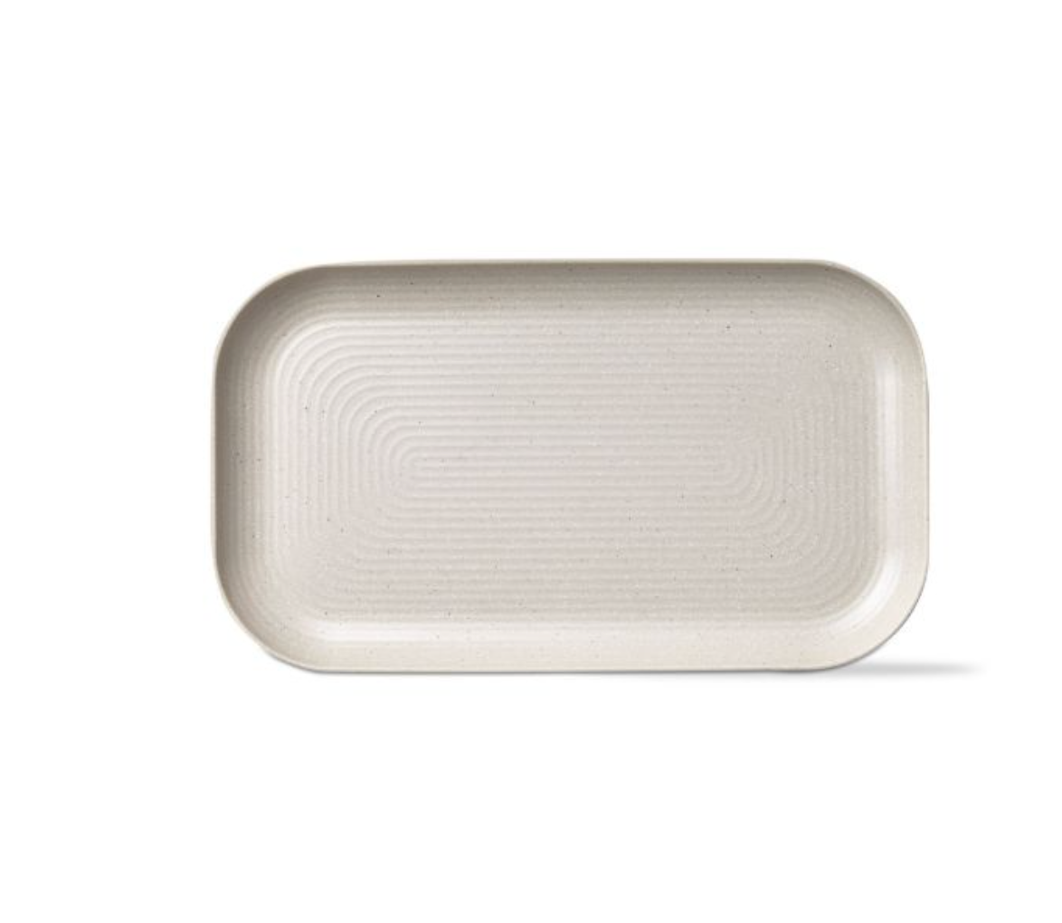 brooklyn melamine rectangular platter - cream | FREE SHIPPING | A DODSON'S