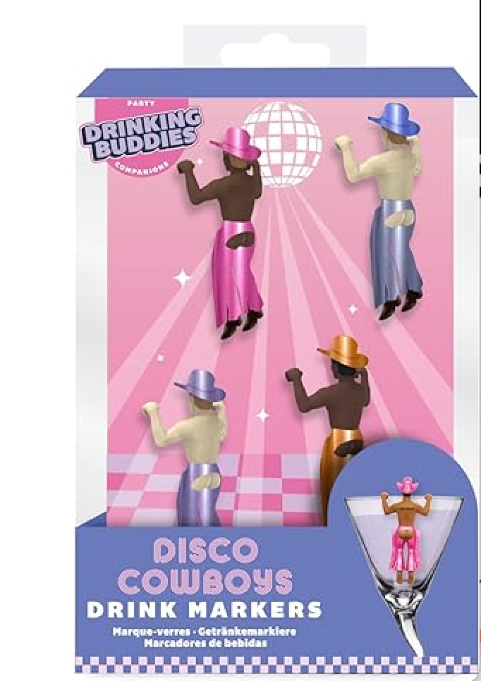 Disco Cowboys Drink Marker | FREE SHIPPING | A DODSON'S