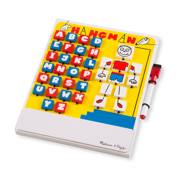 Melissa & Doug Flip to Win Hangman Travel Game - White Board, Dry-Eras ...