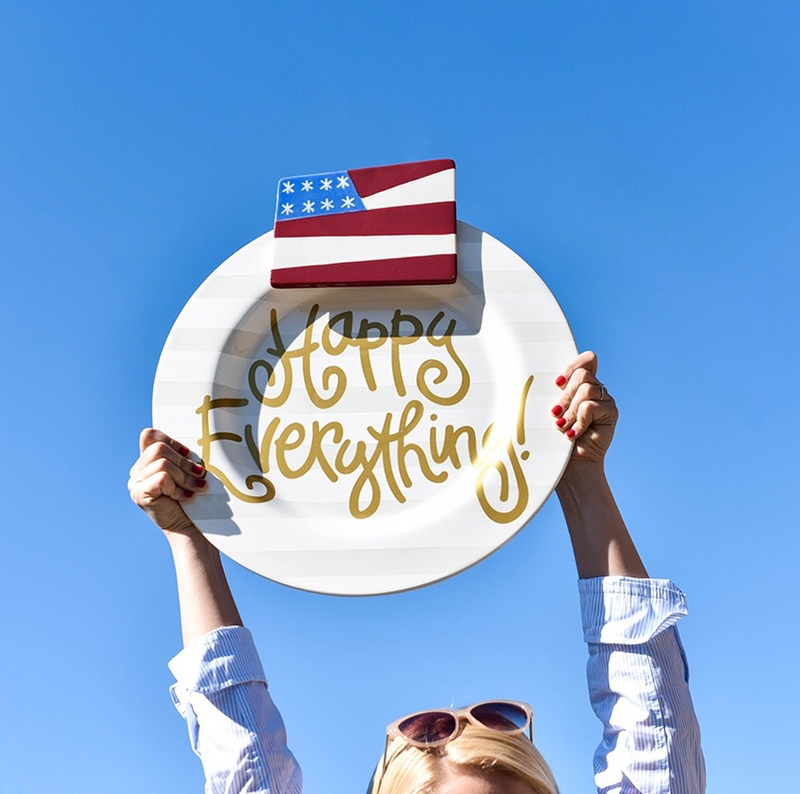 HAPPY EVERYTHING FLAG BIG ATTACHMENT | FREE SHIPPING | A DODSON'S