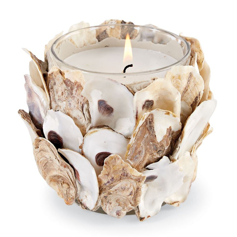 OYSTER SHELL FILLED CANDLE | FREE SHIPPING | MUD PIE