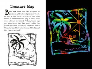 SCRATCH & SKETCH PIRATES TRACE ALONG | FREE SHIPPING | A. DODSON'S